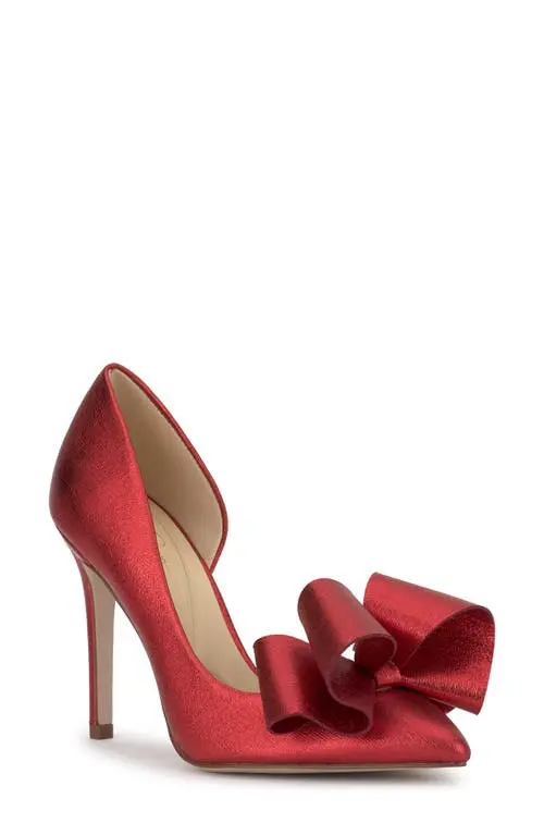 Jessica Simpson Pointed Toe D'orsay Pumps - Red Muse