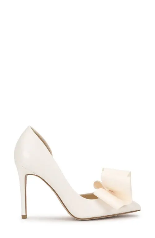 Jessica Simpson Pointed Toe D'orsay Pumps - Soft Ivory