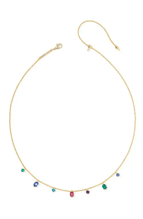 Kendra Scott Cailin Delicate Strand Necklace - Gold Multi Mix