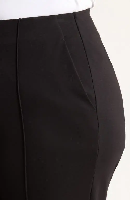 LIVERPOOL Pintuck Pleat Front Slim Leg Pants