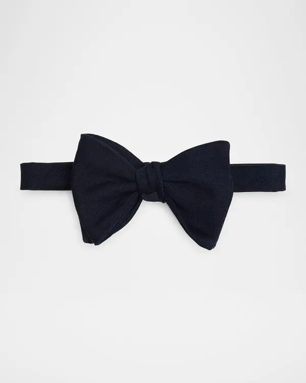 Dunhill Large Mulberry Silk Bow Tie