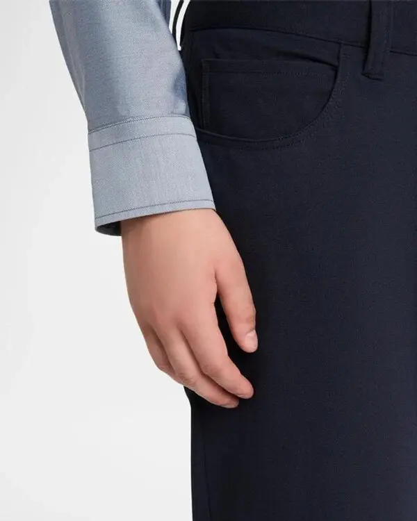 Emporio Armani Straight Leg Stretch Five-pocket Pants