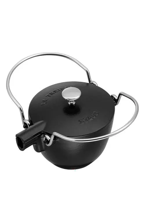 STAUB 1-quart Enameled Cast Iron Tea Kettle