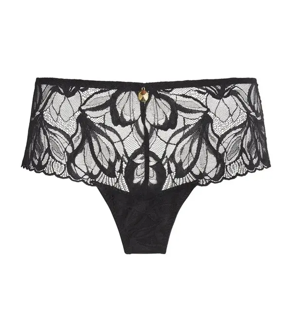 AUBADE Lace After Hours Cheeky Briefs - Black