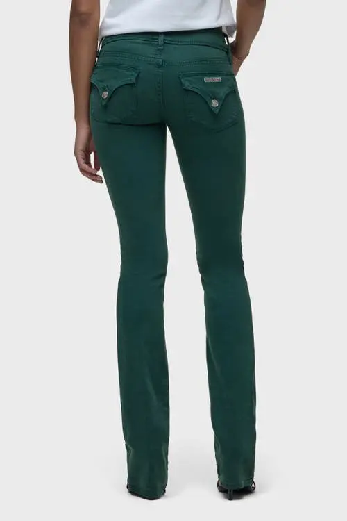 Hudson Jeans Beth Mid-rise Baby Bootcut Jean - Darkest Spruce