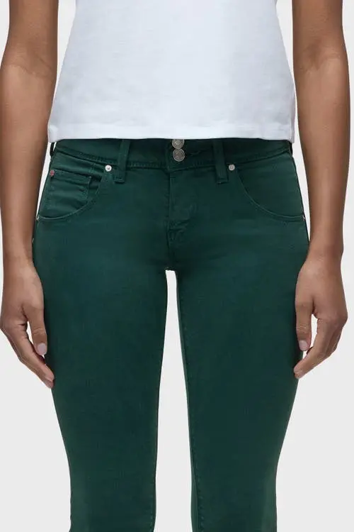 Hudson Jeans Beth Mid-rise Baby Bootcut Jean - Darkest Spruce