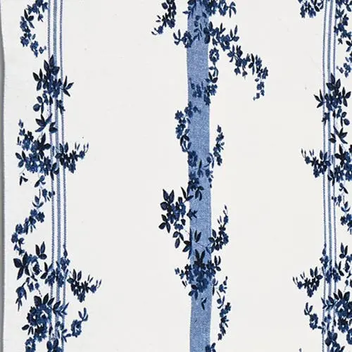 TAG Cote Stripe Floral Print Cotton Table Runner Decor