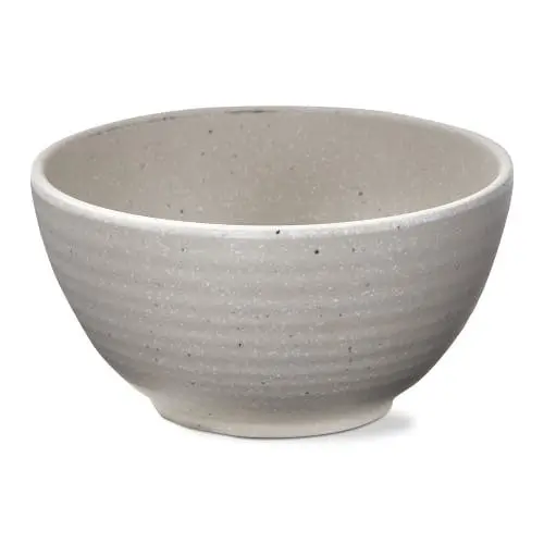TAG Cream Brooklyn Melamine Plastic Dinnerware Bowl Dishwasher Safe - Beige