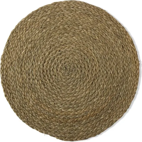 TAG Natural Braided Grass Placemat Eco Friendly Spring Decor - Beige
