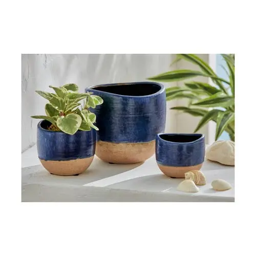 TAG Basin Reactive Glaze Stoneware Planter Small