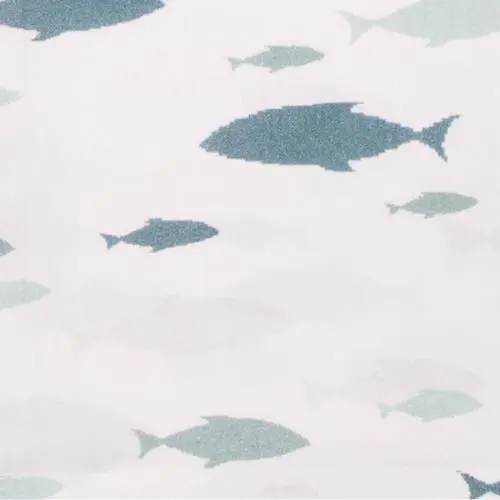 C&F HOME School Of Fish Kitchen And Bathroom Graphic Print Hand Towel