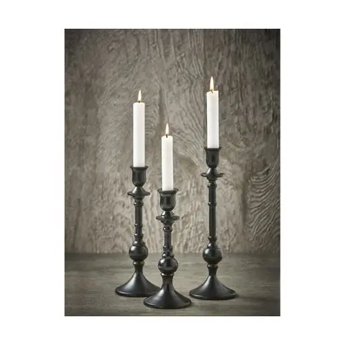 TAG Westport Cast Aluminum Taper Candle Holder Medium
