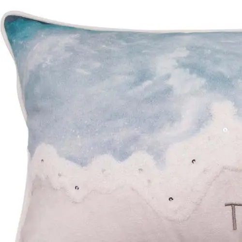 C&F HOME Take Me To The Ocean Phrase Cotton Blend Accent Pillow 12" X 24
