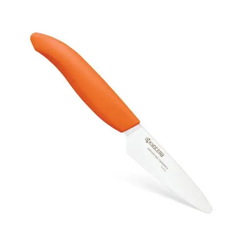 KYOCERA Revolution Ceramic 3 Inch Paring Knife - Orange