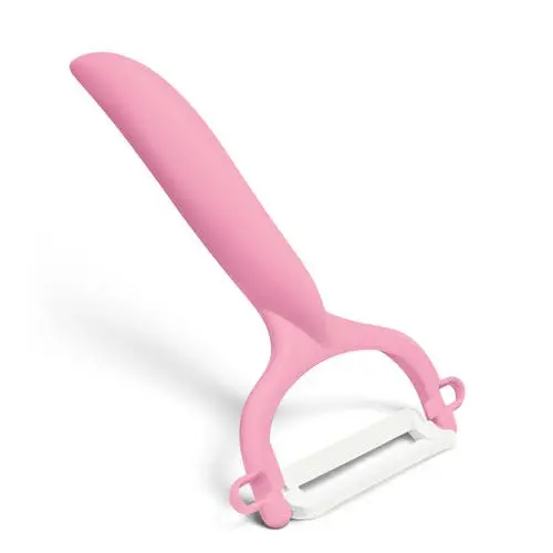 KYOCERA Advanced Ceramic Horizontal Y Peeler - Pink