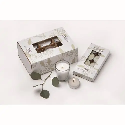 TAG Citronella Eucalyptus Votives Set Of Six Scented Candles