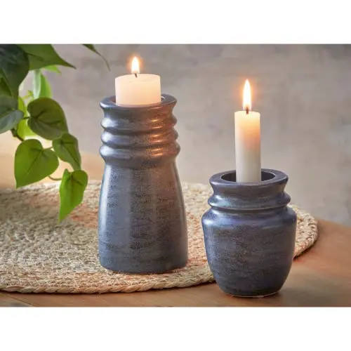 TAG Azula Large Tealight Taper Holder Ceramic Candle Decor