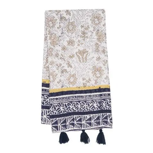 CAROL & FRANK Lawrence Moonbeam Towel - Blue