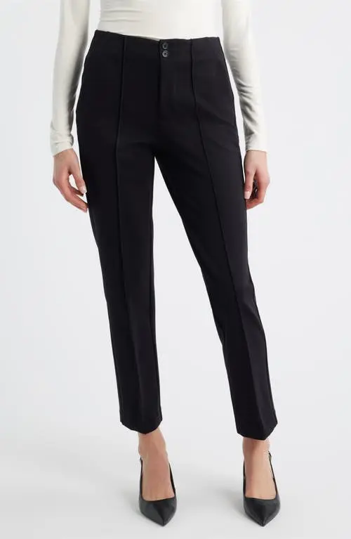LIVERPOOL Pintuck Pleat Front Slim Leg Trousers