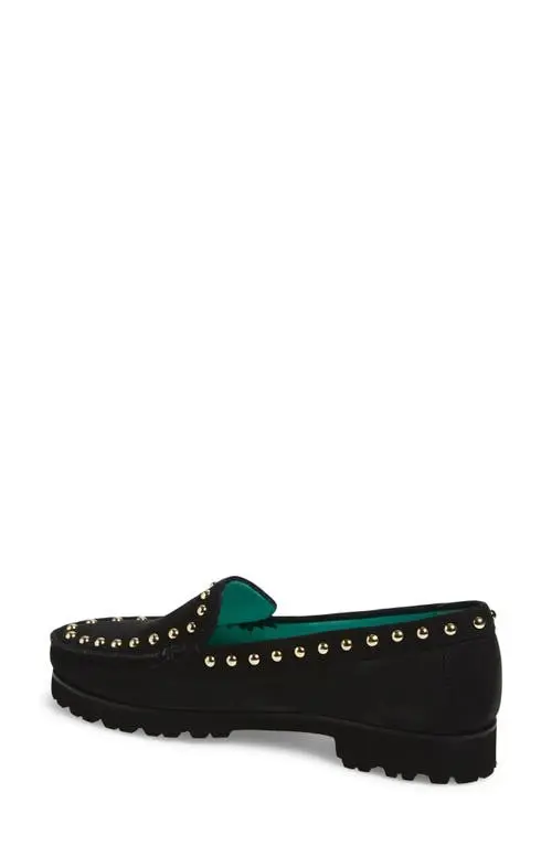 Robert Zur Diane Studded Loafer - Black