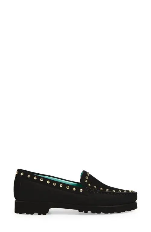 Robert Zur Diane Studded Loafer - Black