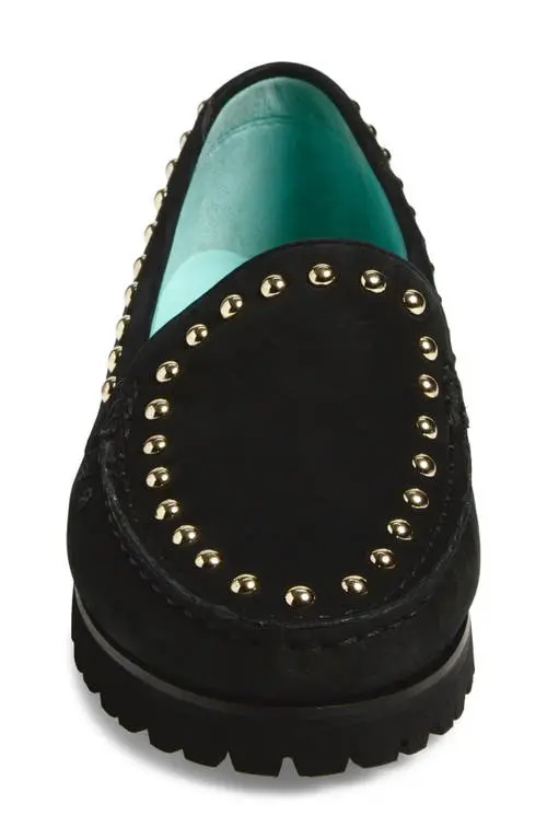Robert Zur Diane Studded Loafer - Black
