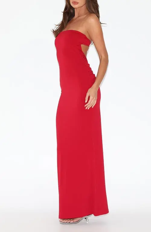TIGER MIST Daniela Strapless Maxi Dress