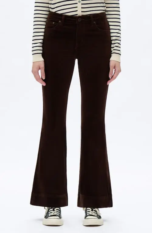 BAYEAS Mid-rise Flare Corduroy Pants