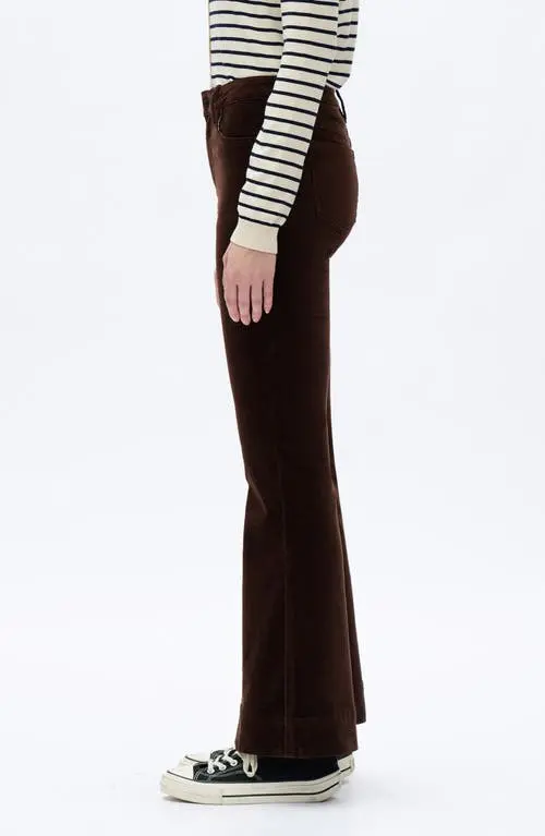 BAYEAS Mid-rise Flare Corduroy Pants