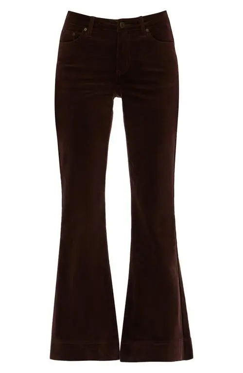BAYEAS Mid-rise Flare Corduroy Pants
