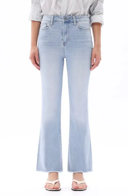 BAYEAS Frayed High-waist Bootcut Jeans