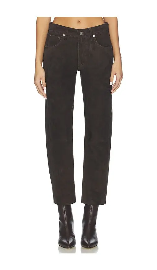 Citizens Of Humanity Winslow Suede Low Rise Boyfriend