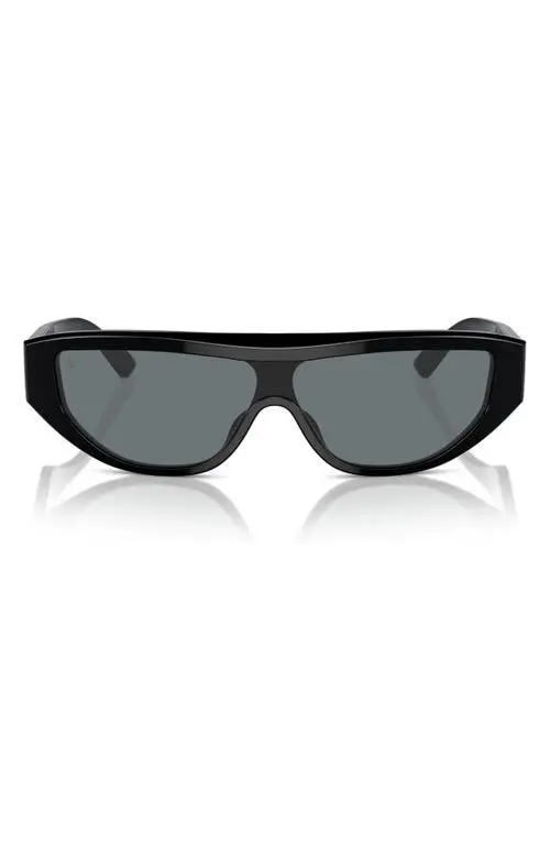 SCUDERIA FERRARI 125mm Shield Sunglasses - Black/grey