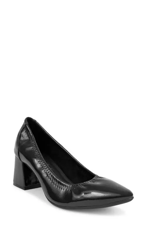 Aerosoles Elisea Pointed Toe Pumps - Black Crinkle Patent