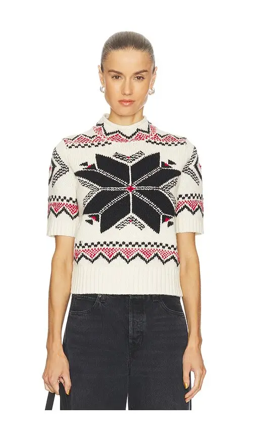 Polo Ralph Lauren Snowflake Mockneck Sweater