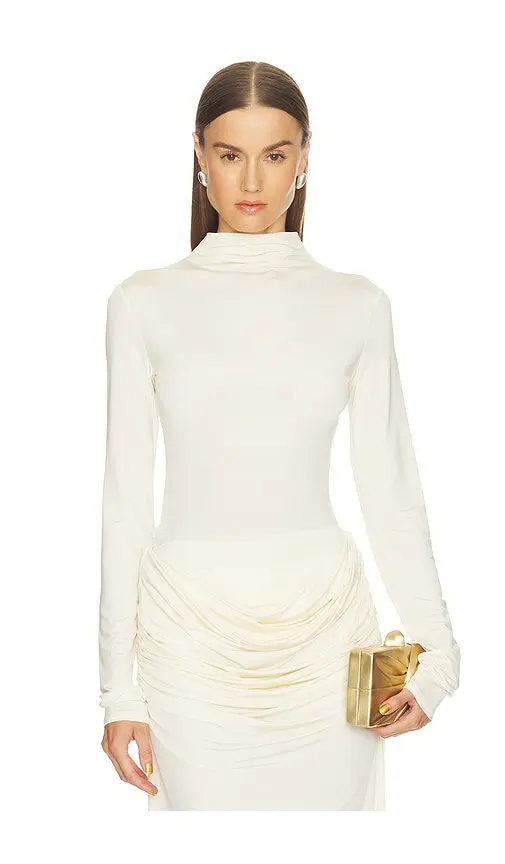 Paris Georgia Asymmetric Long Sleeve Tee