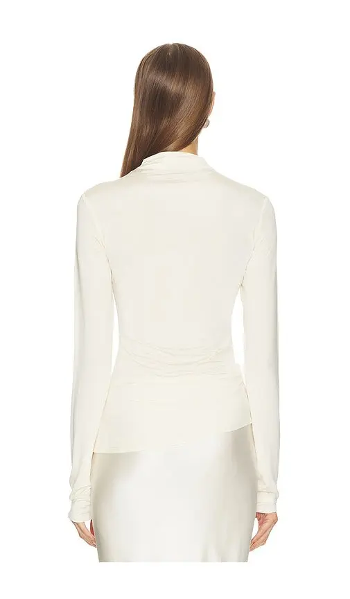 Paris Georgia Asymmetric Long Sleeve Tee