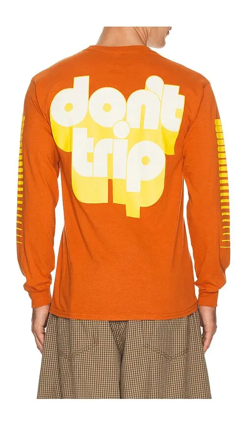 FREE & EASY Apres Long Sleeve Tee In Orange