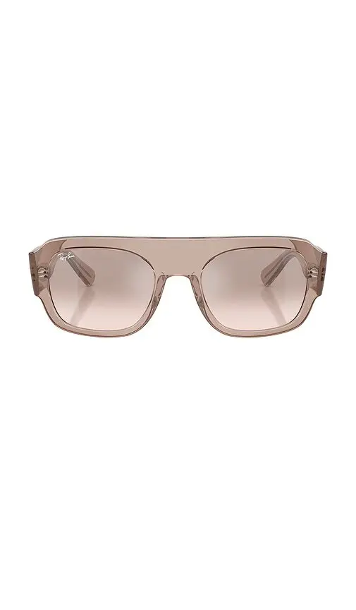 Ray-ban Translucent Shield Sunglasses - Mauve