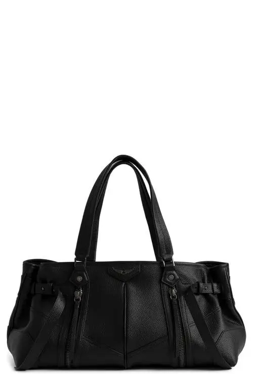 Zadig&Voltaire Grained Leather Shopper