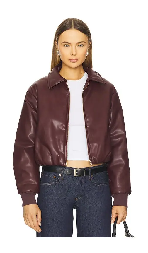 SNDYS. Thorne Bomber Jacket - Plum