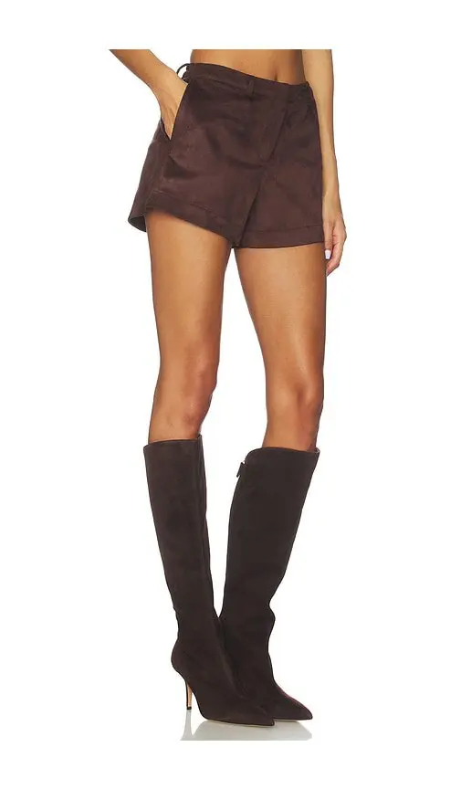 SNDYS Woods Faux Suede Short