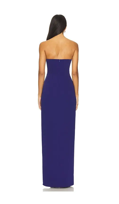 Amanda Uprichard Strapless Puzzle Gown - Galactic