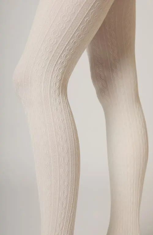 STEMS Cable Tights - Ivory
