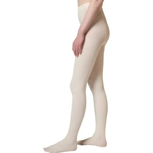 STEMS Cable Tights - Ivory