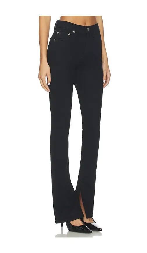 AGOLDE Ingram Split Skinny Jeans - Black