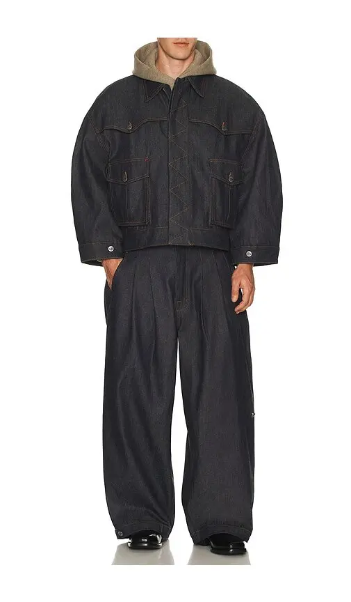 ART COMMUNITY Reversible Japanese Denim Jacket