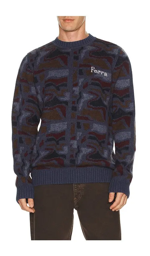 PARRA Repeat Ftp Booster Knitted Pullover