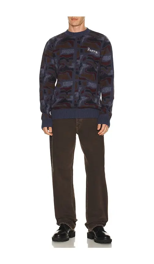 PARRA Repeat Ftp Booster Knitted Pullover