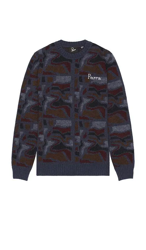PARRA Repeat Ftp Booster Knitted Pullover